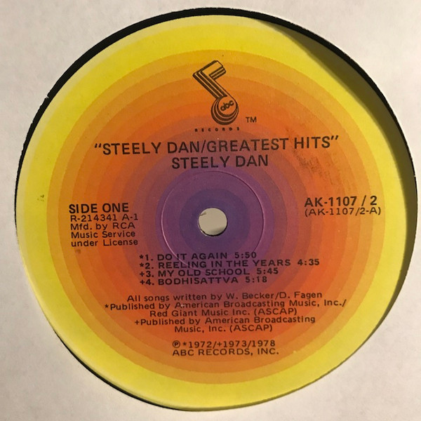 Steely Dan – Greatest Hits – Recycled Records Lp